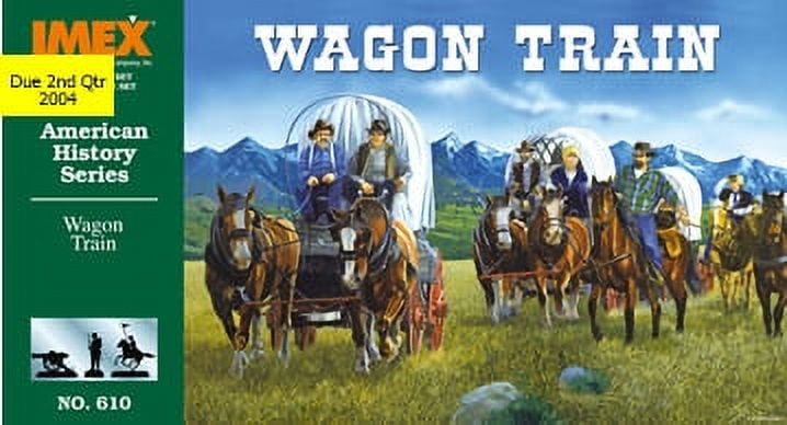 Imex 610 1:72 Scale Wagon Train Figure Set, Model Kits with Farm ...