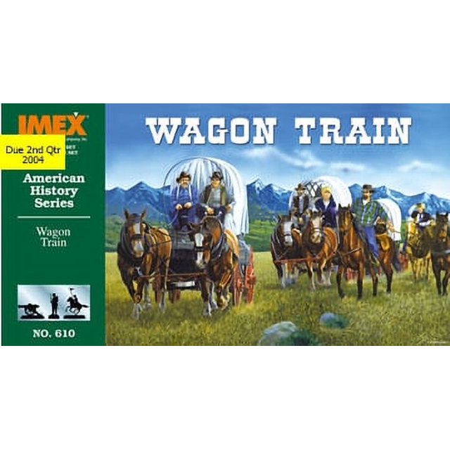 Imex 610 1:72 Scale Wagon Train Figure Set, Model Kits with Farm ...
