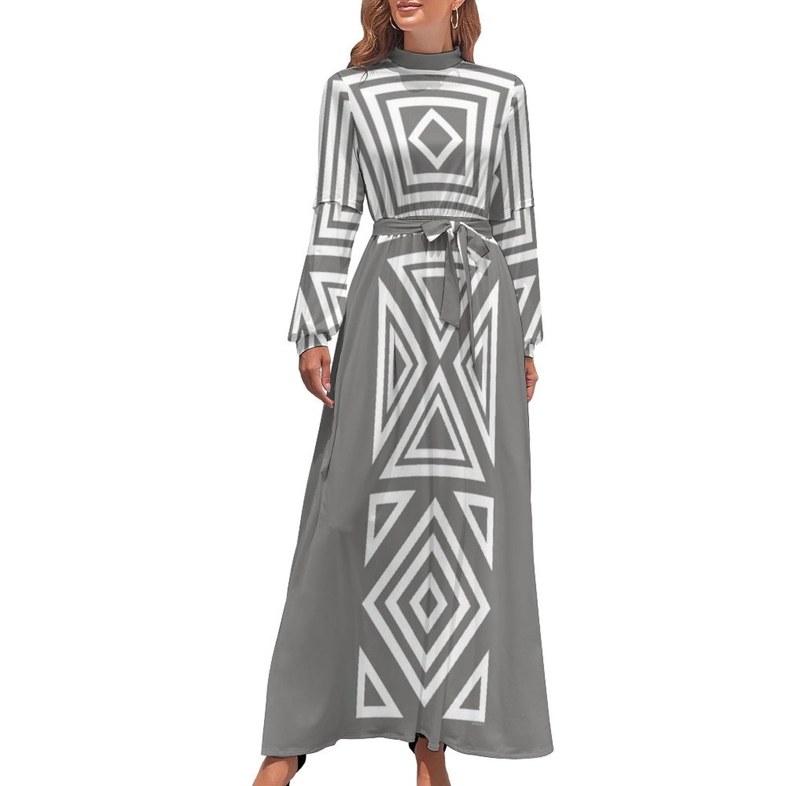 Imigongo inspiration Long Dress Dance dresses Dress for girls women's ...