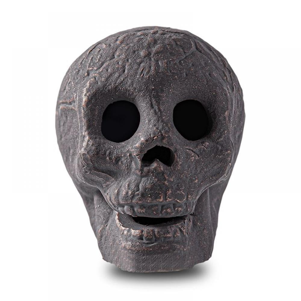 Imitated Ceramic Human Skull Gas Log for Indoor or Outdoor Fireplaces ...