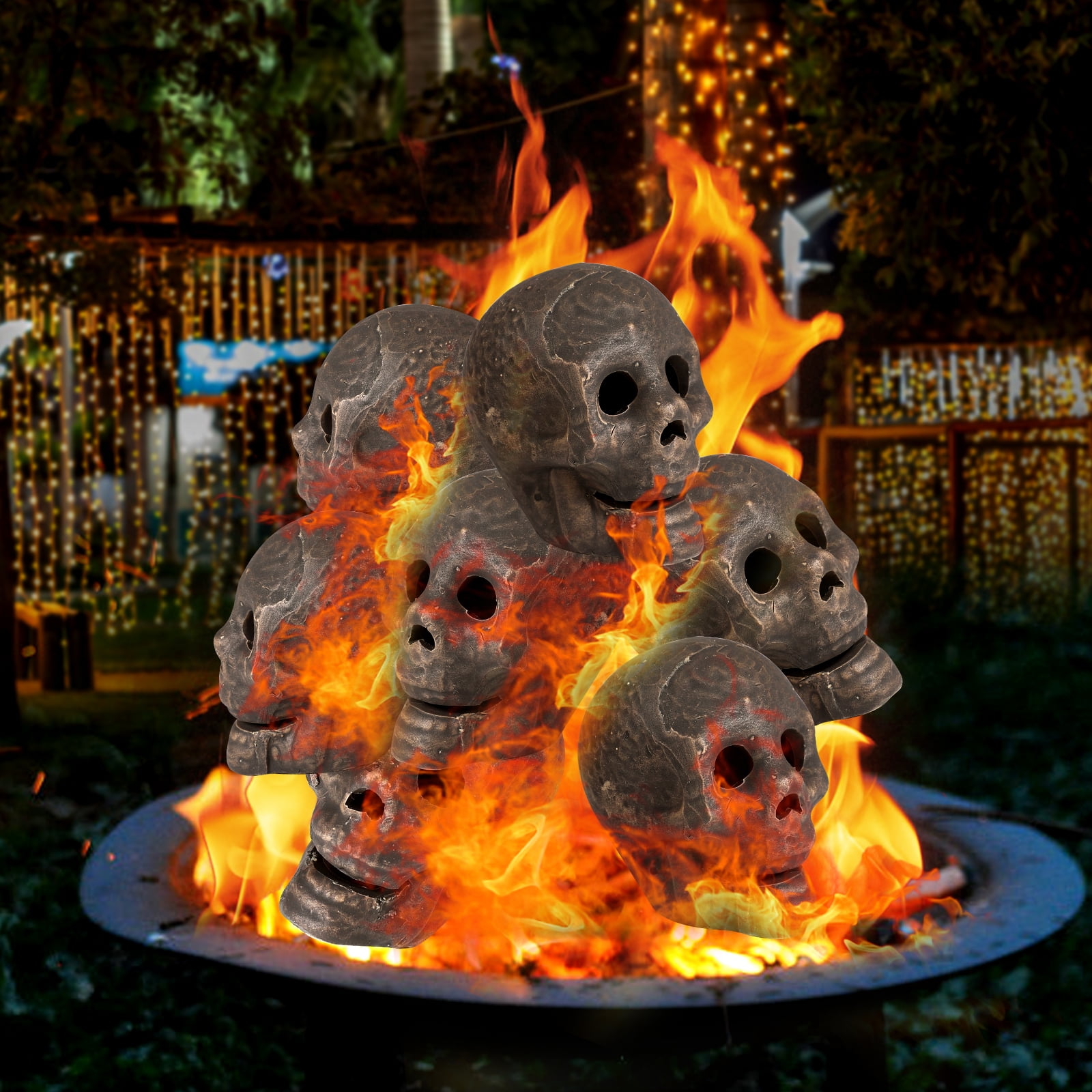 Skull Pictures On Fire