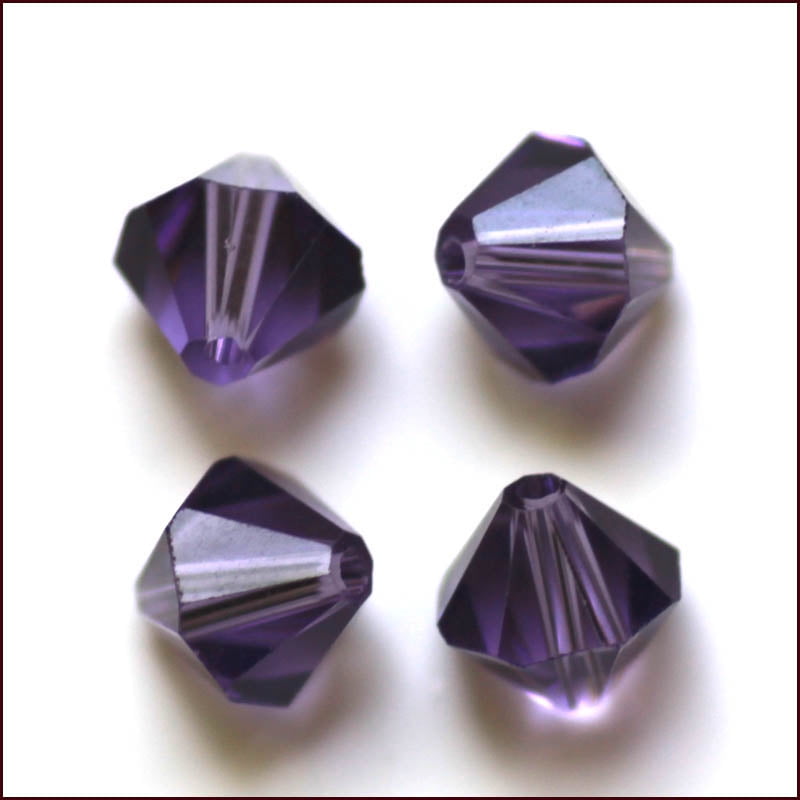 Imitation Austrian Crystal Beads Grade AAA K9 Glass Faceted Bicone ...