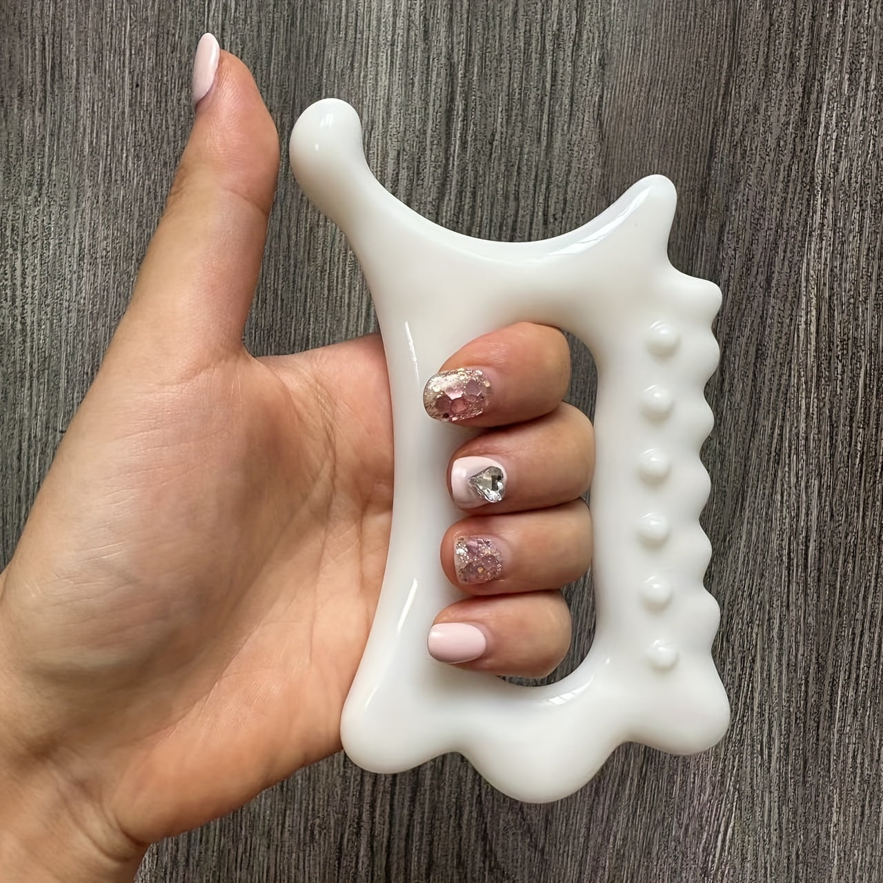 Imitation Ceramic Products, Acrylic Material Thumb Gua Sha Board, Gua ...