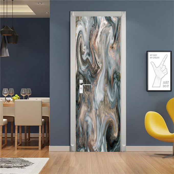 Imitation Door Stickers Living Room Bedroom Furniture Renovation ...
