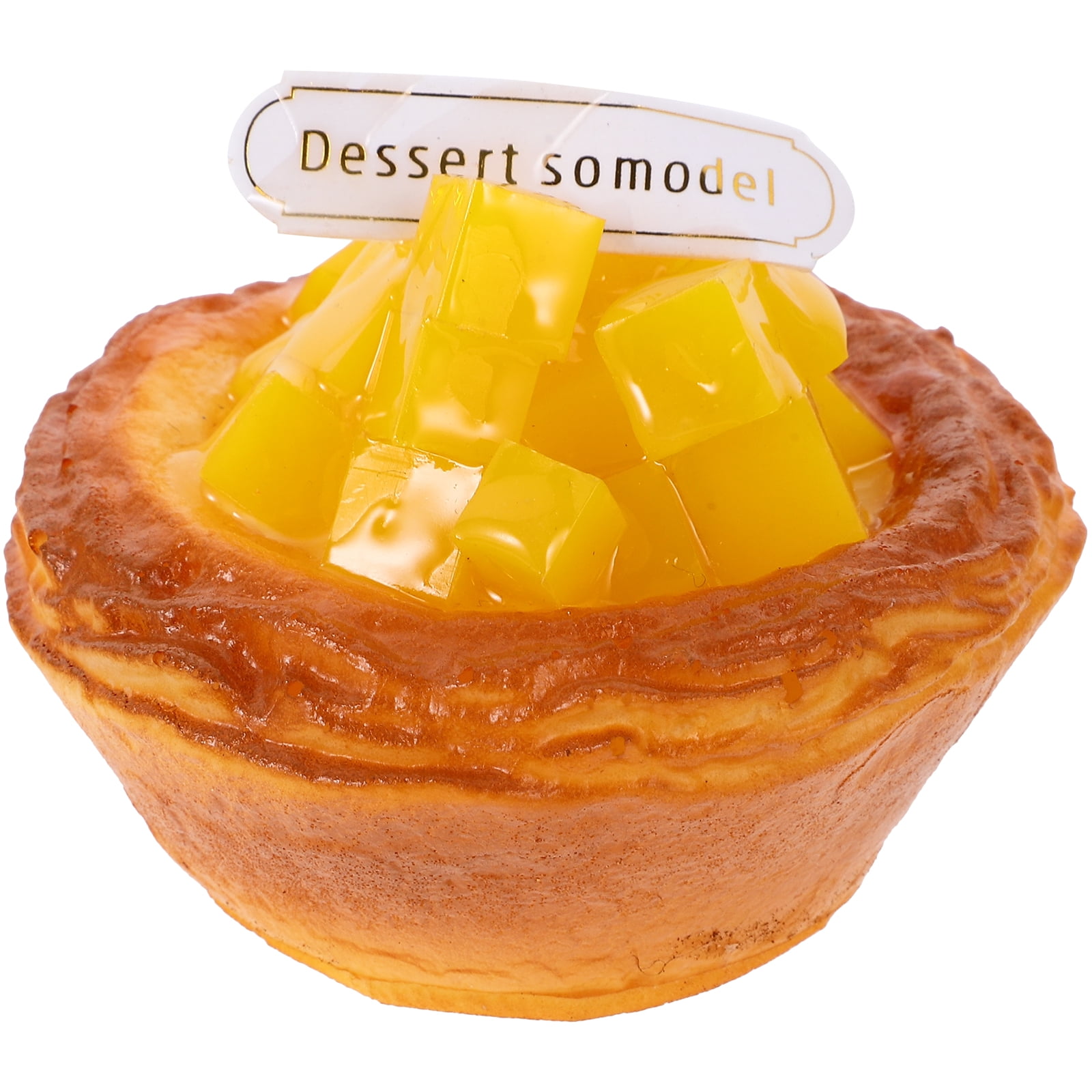 Imitation Egg Tart Artificial Cake Pretend Playset Food Bread Bakery ...