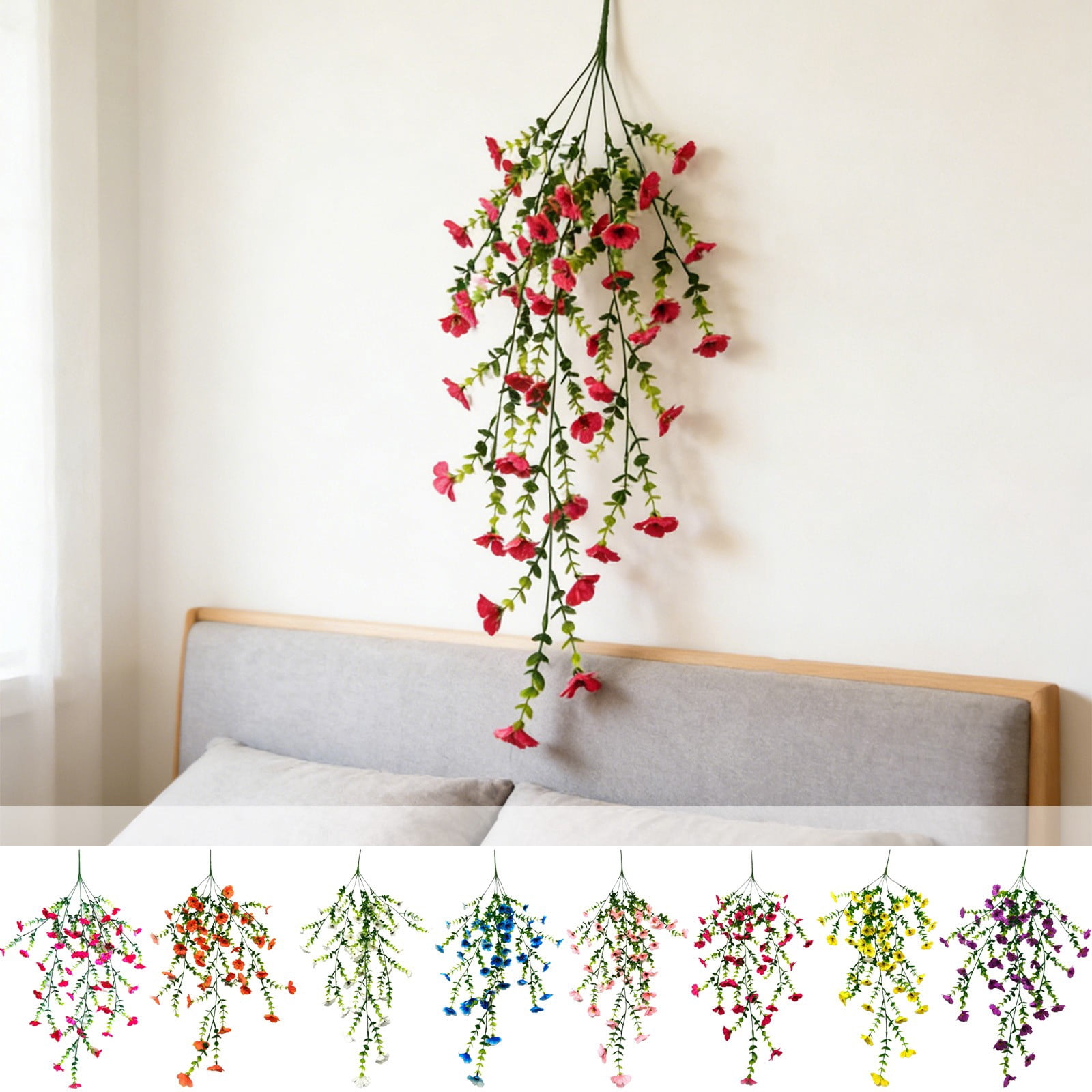Imitation Flowers Wall Decor - Simulated Bouquet, Plastic Fade ...