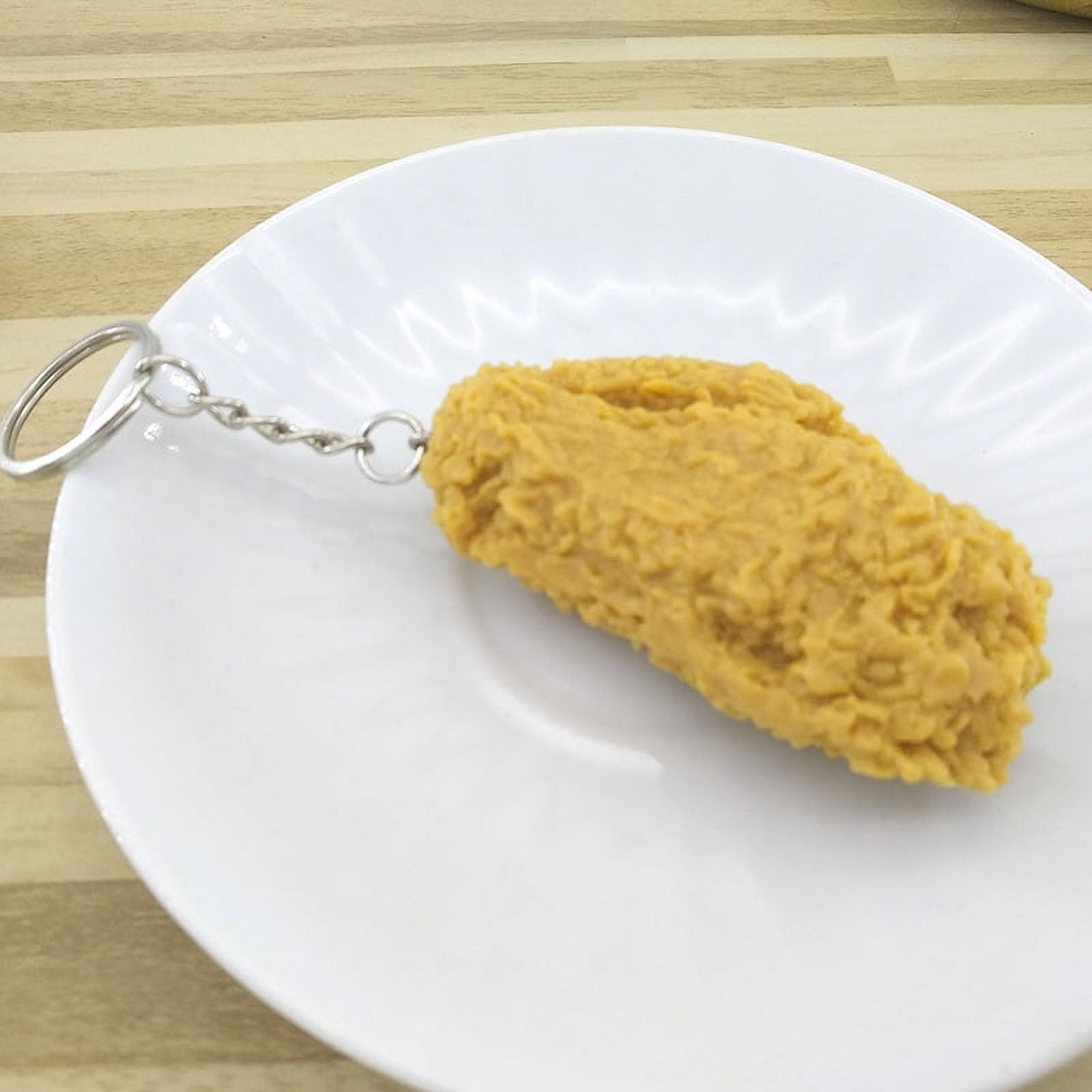 Imitation Food Keychain Fried Chicken Leg Chicken Wing Keychain ...