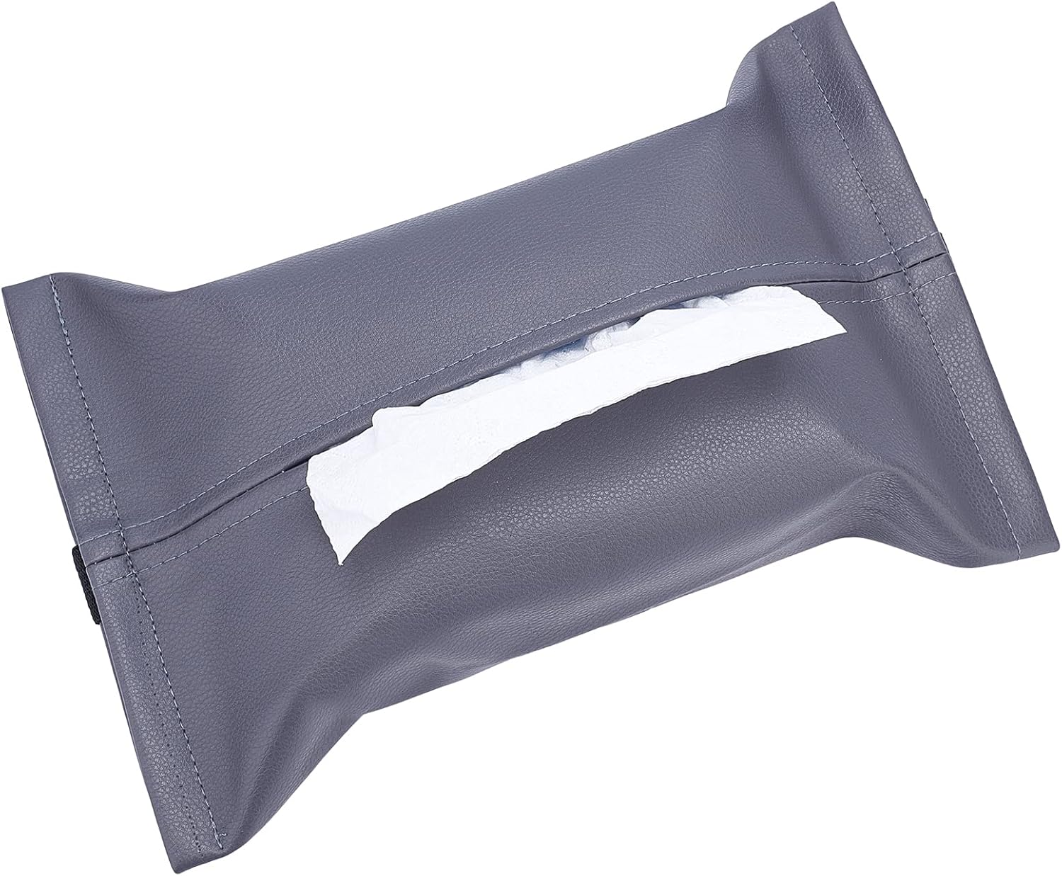 Imitation Leather Tissue Boxes Multifunctional Tissue Box Cover Gray 26 ...