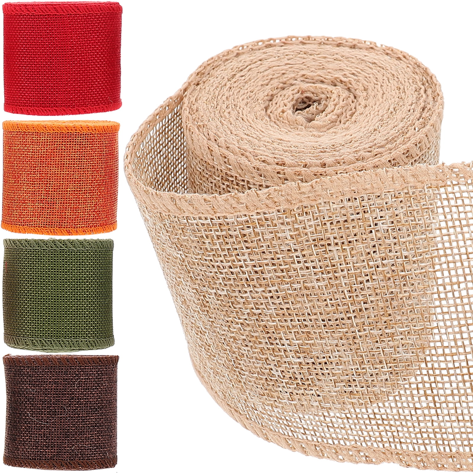 Imitation Linen Roll Webbing Tape Christmas Ribbon Gift Wrapping ...
