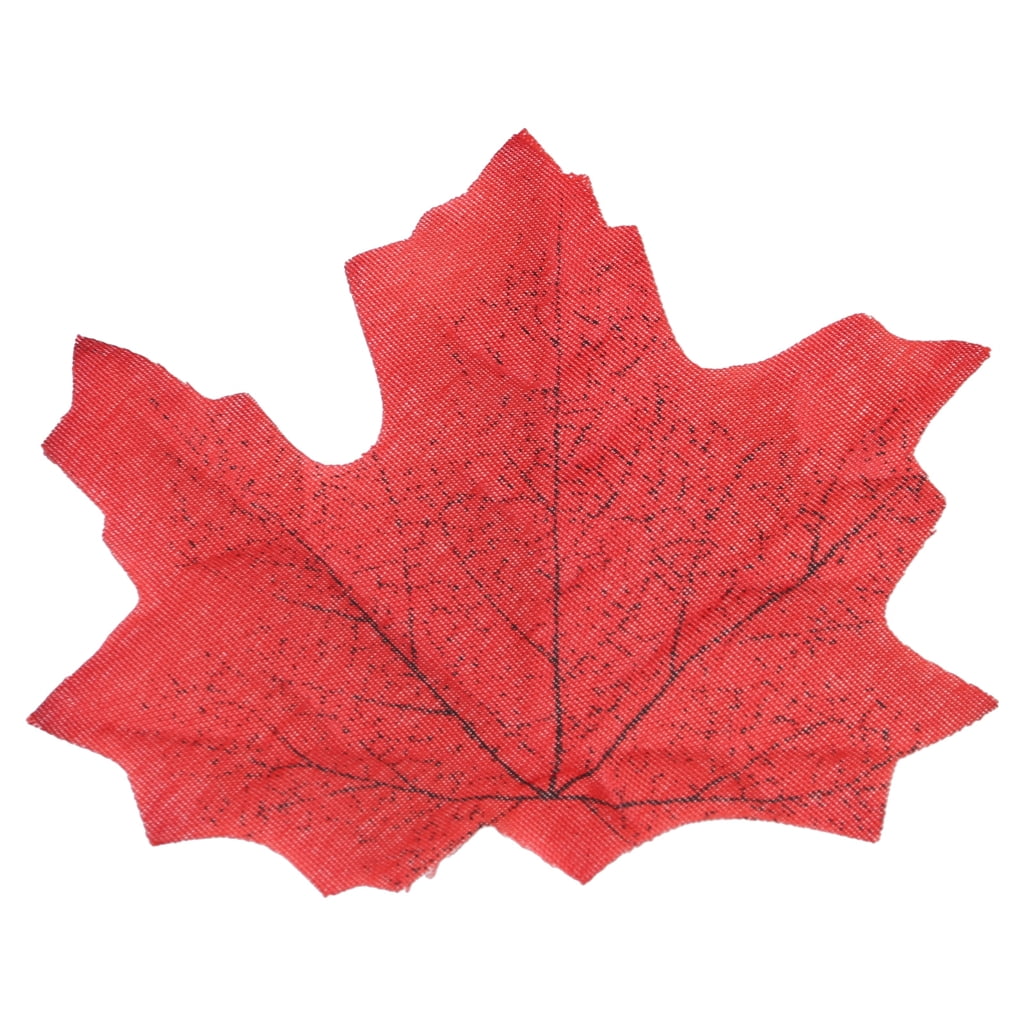 Imitation Maple Leaf Collection 100 Count Natural Texture and Vibrant ...