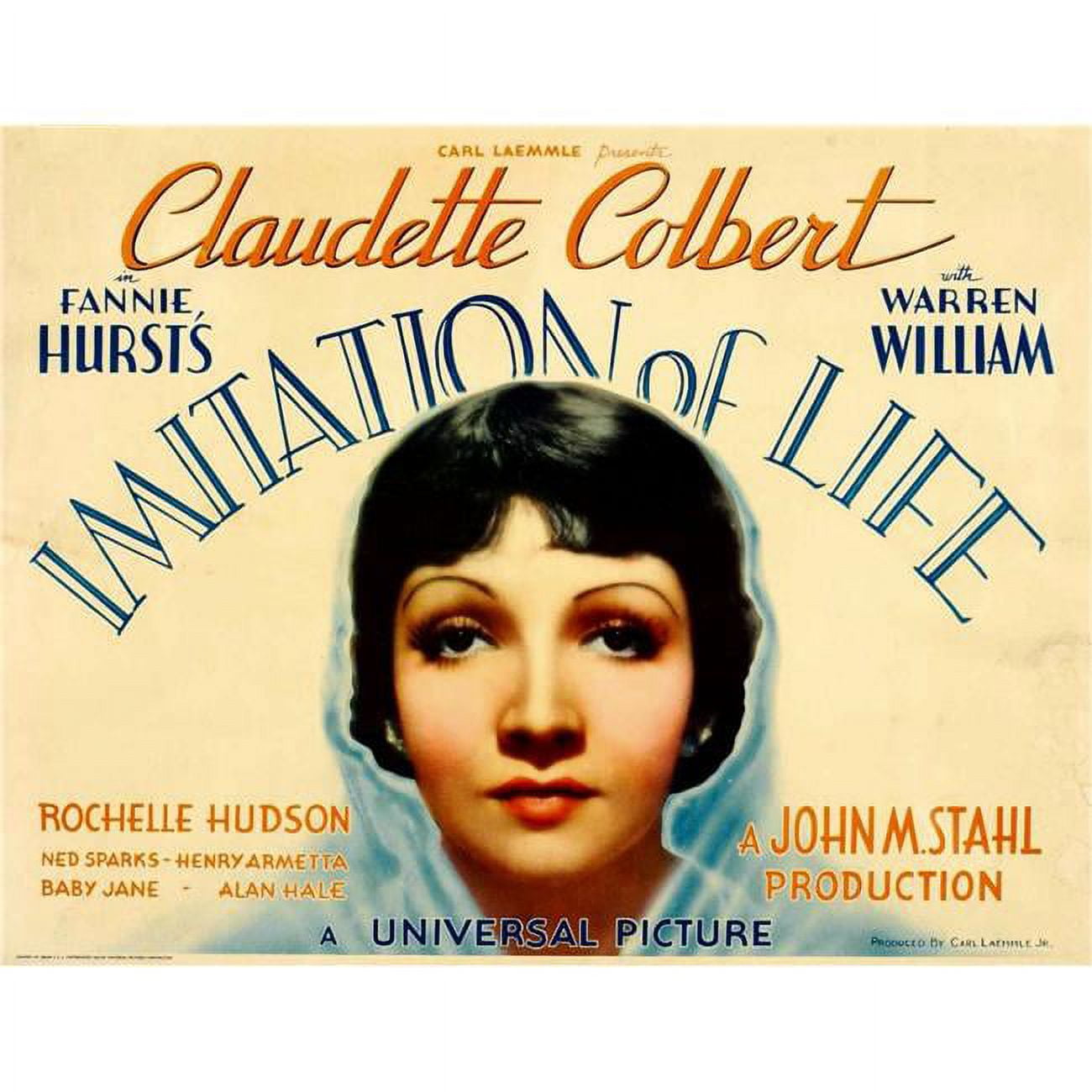 Imitation Of Life Claudette Colbert 1934. Movie Poster Masterprint (14 ...