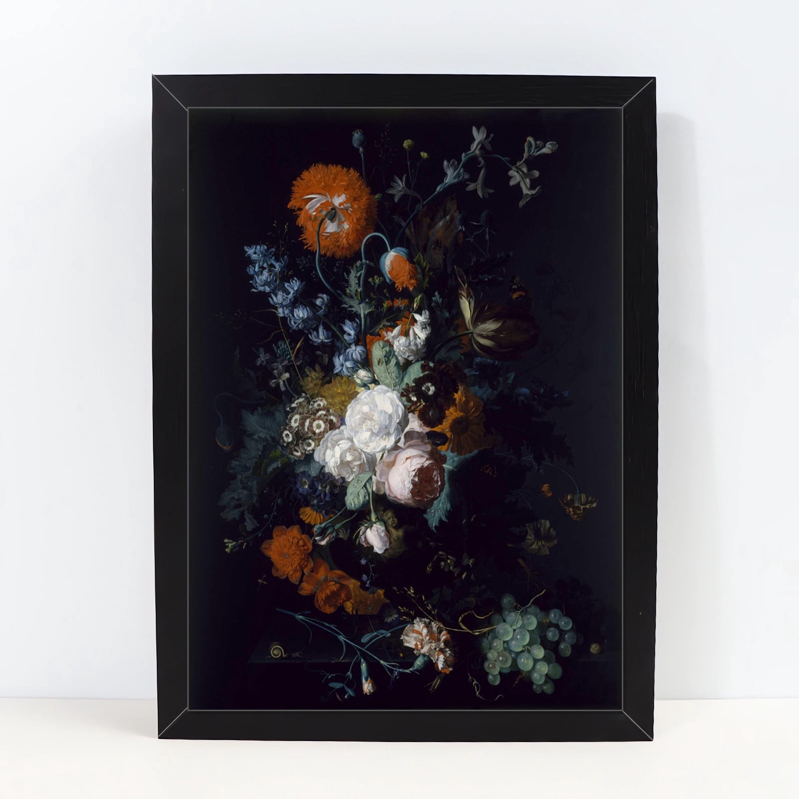 Imitation Oil Painting Printing Artwork Vintage Flowers Wall Art Home ...