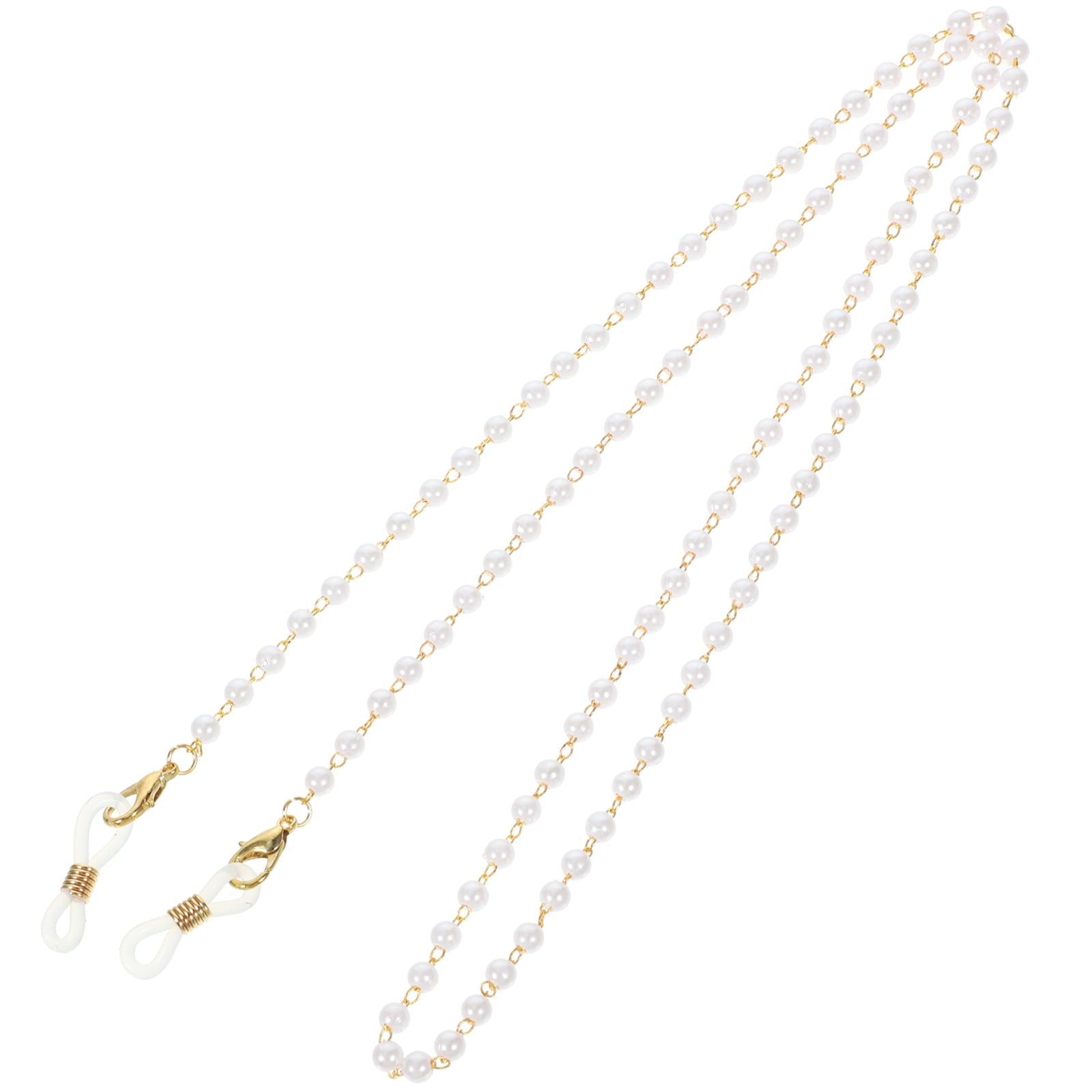 Imitation Pearls Bead Eyeglass Chain Glasses Strap Cords Sunglass Holder Lanyard Necklace