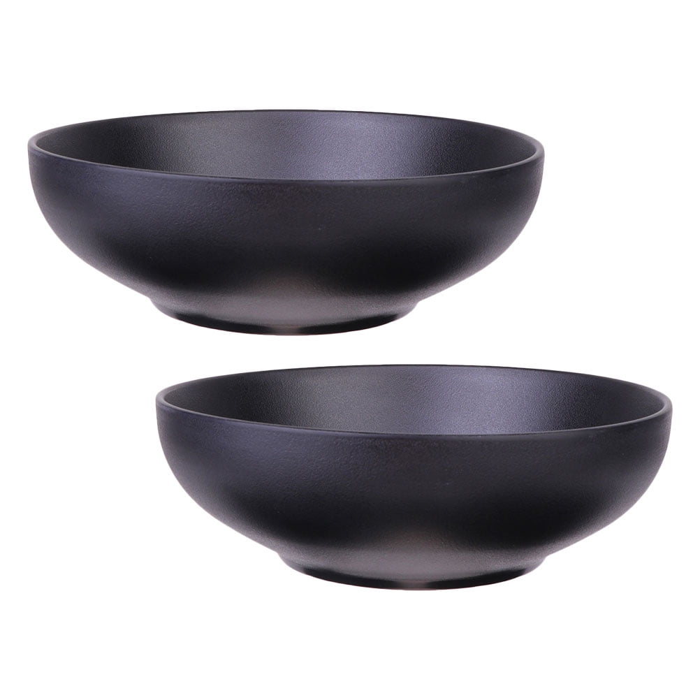 Imitation Porcelain Rice Bowl Asian Dishes Cookware Deep Pho Soup Bowls ...