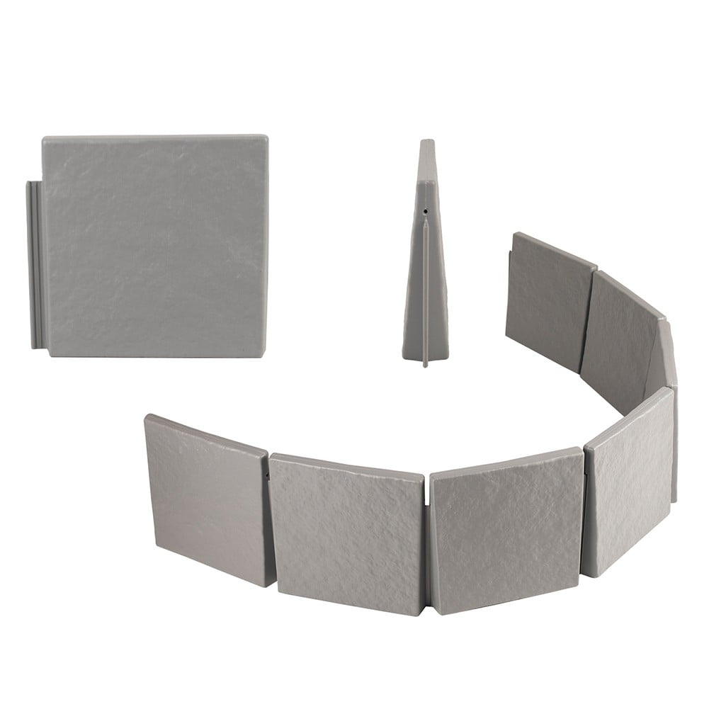 Imitation Stone Stereoscopic Fence Retaining Partition Plastic Splicing ...