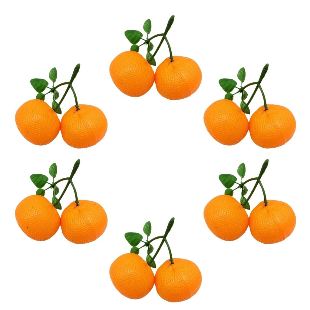 Imitation Tangerine Orange Models Artificial Fruit Model Plastic ...