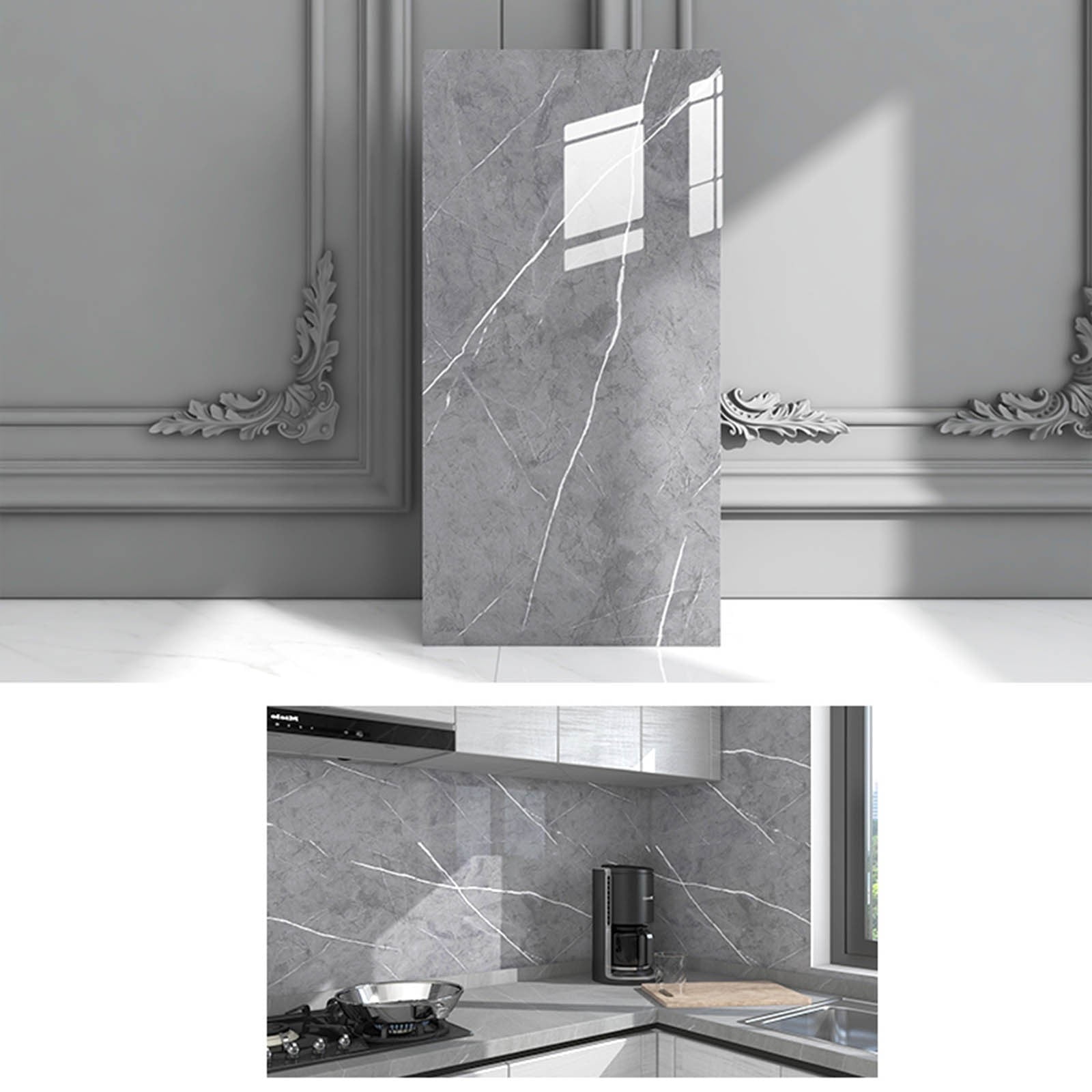 Imitation Tile Peel and Stick Wall Decorative Panel (30x60CM) for ...