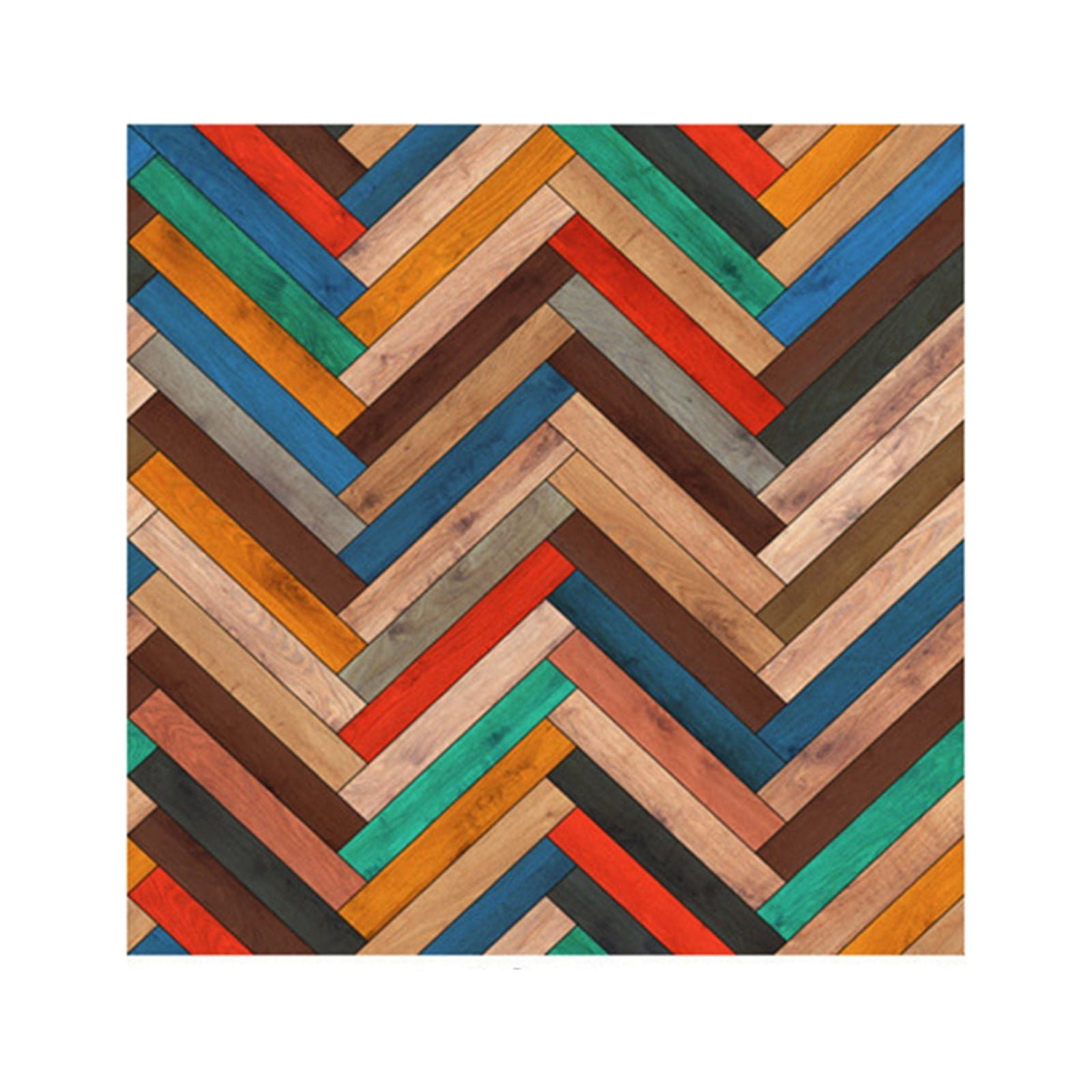 Imitation Wood Grain Tile Stickers, Self-Adhesive Wood Grain Floor ...