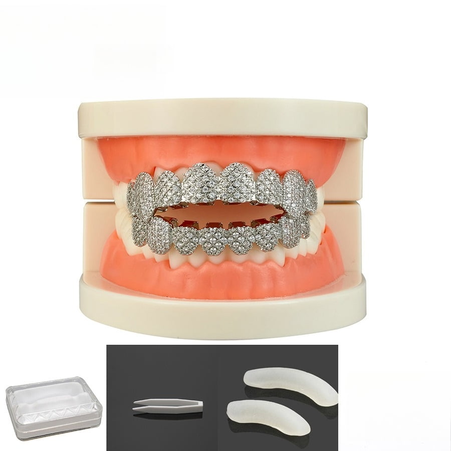 Imitation diamond hip-hop style braces, exaggerated and personalized ...