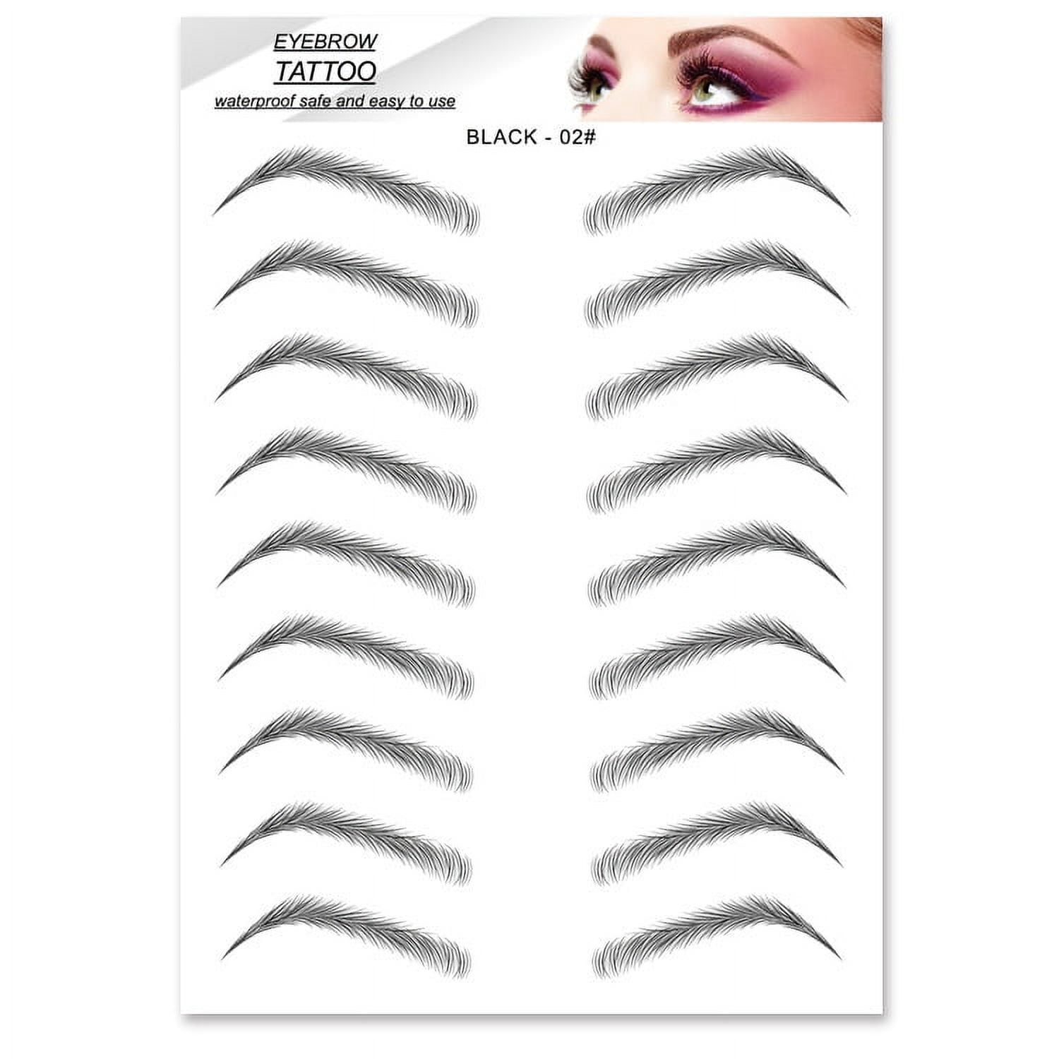 Imitation ecological eyebrow semi-permanent eyebrow tattoo eyebrow ...