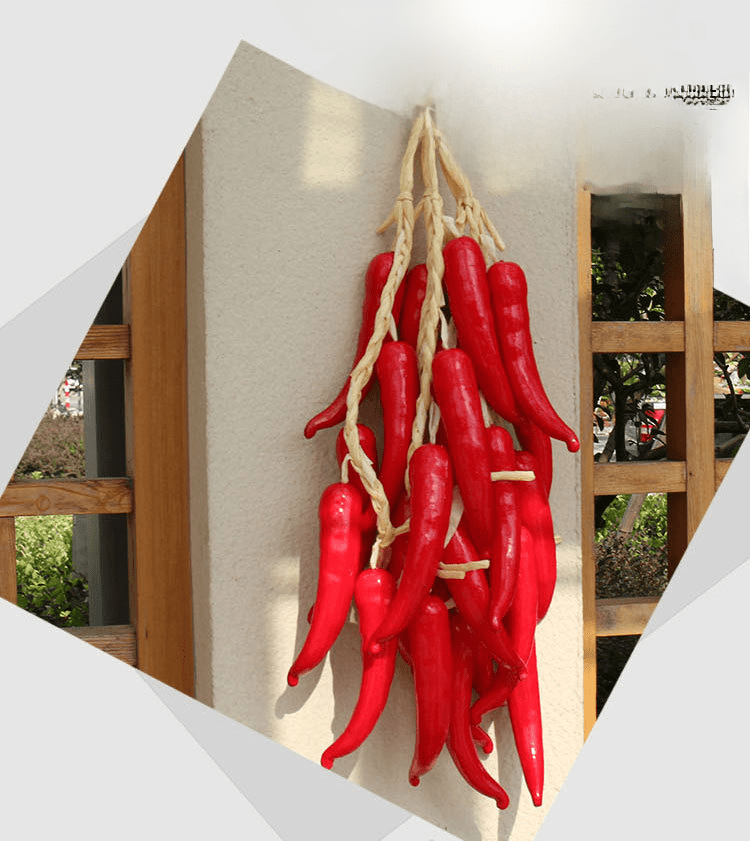 Imitation fruit and vegetable string farmhouse decoration hanging ...