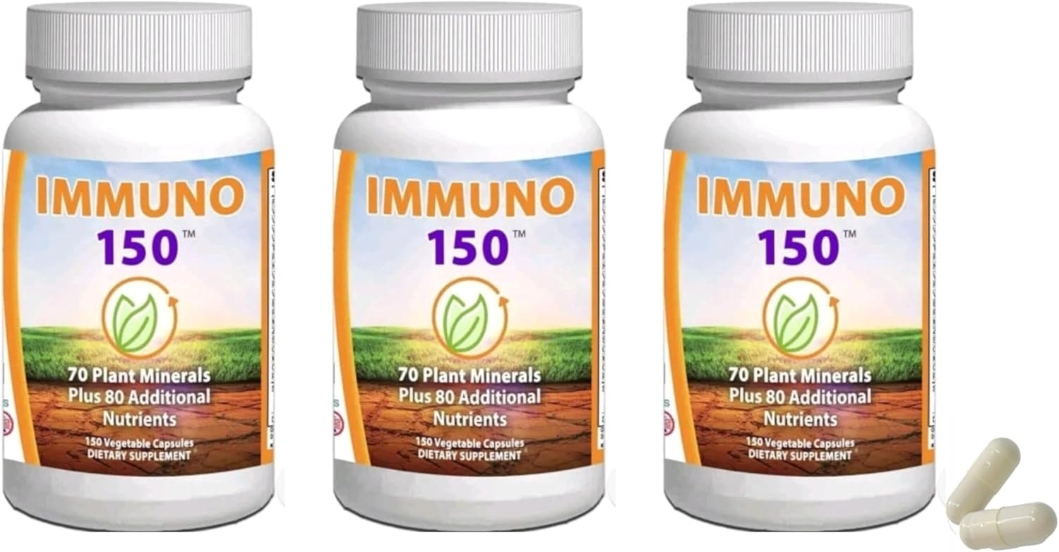 Imm-uno Daily Immune Support – 150 Capsules, Promotes Immune Health (3 ...