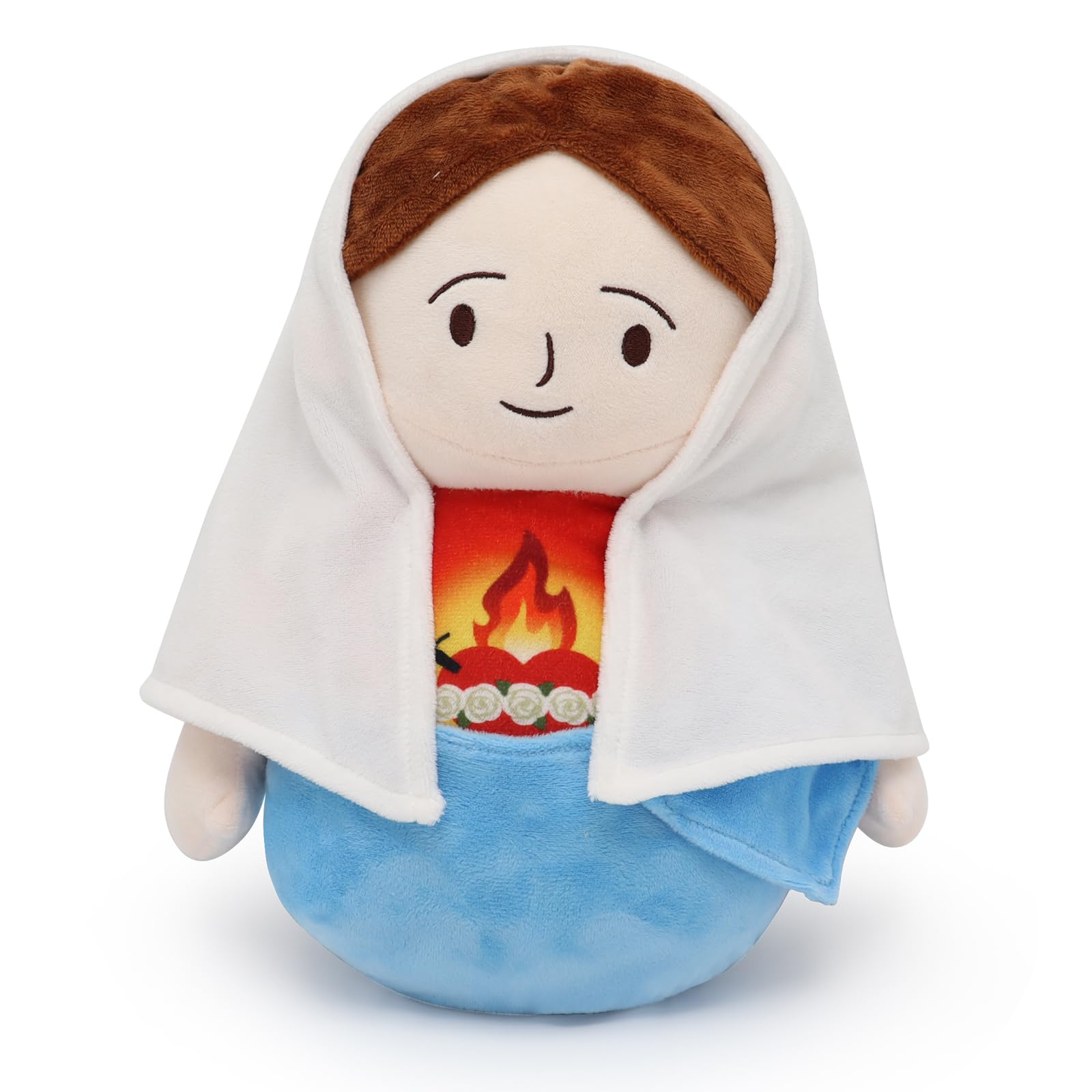 Immaculate Heart Of Mary Plush Doll Mother Virgin Mary Guardian Stuffed ...