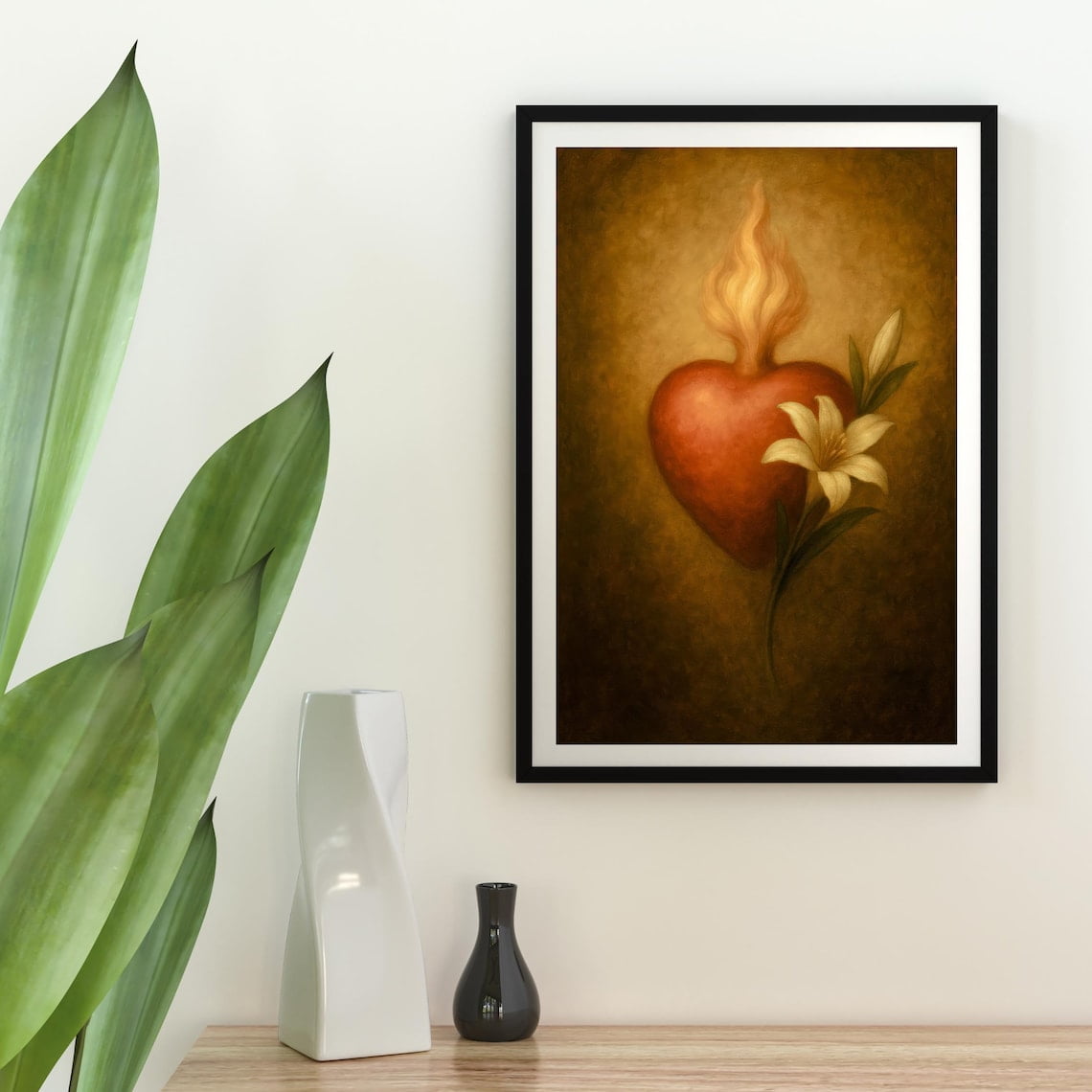 Immaculate Heart Of Saint Joseph Poster: Traditional Catholic Christian ...