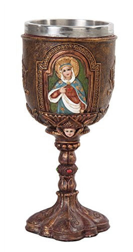 Immaculate Heart of Mary Goblet Religious Wine Jesus - Walmart.com