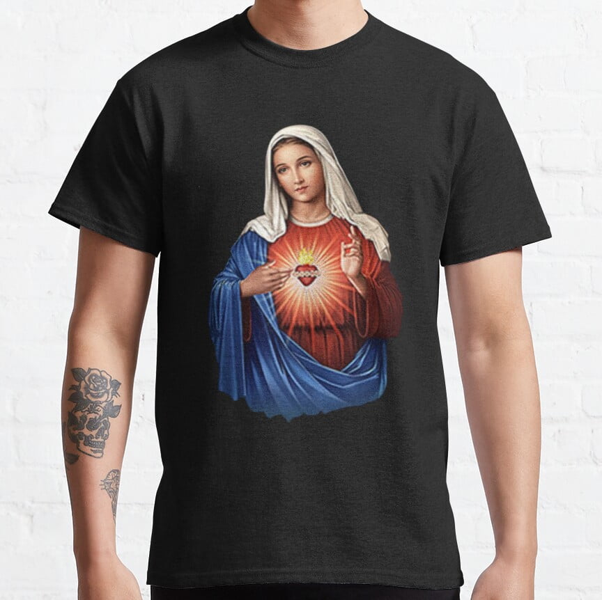 Immaculate Heart of Mary, Virgin Mary Classic T-Shirt - Walmart.com