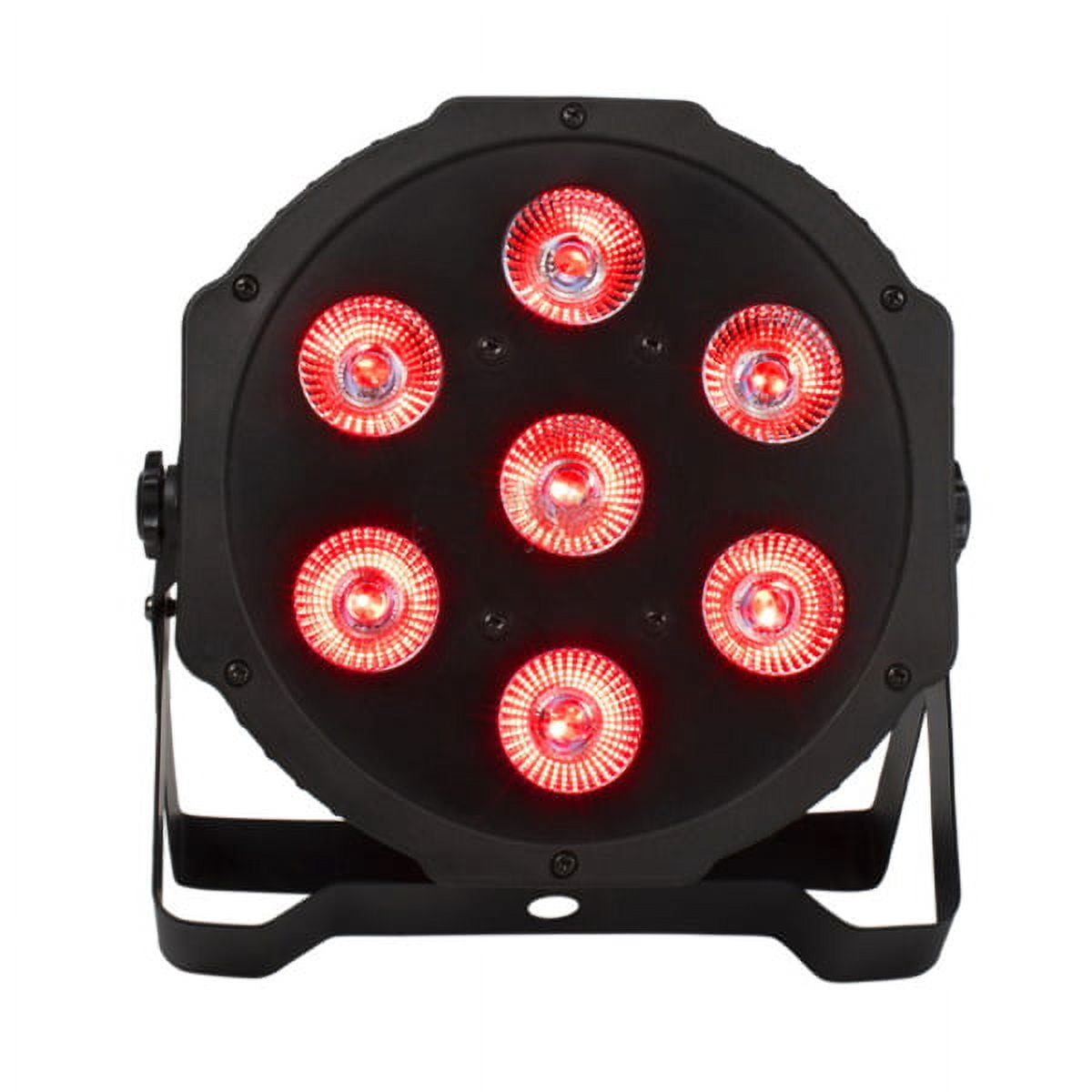 Immere 18W 7 LED RGBW UV 6in1 Par Light Plastic Stage DJ Strobe Beam ...