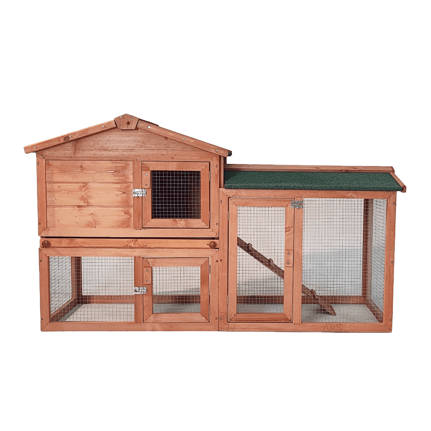 Immere Chicken Coop Large Wooden Outdoor Bunny Rabbit Hutch Hen Cage ...