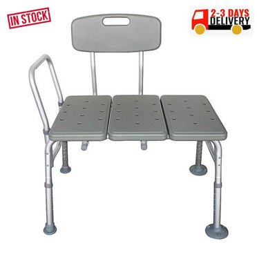 seachrome portable shower seat, profile bench, hung by grab bar with ...