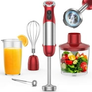 Hand Blender, 5-in-1 Immersion Hand Blender,12 Speed Turbo Mode Stick ...