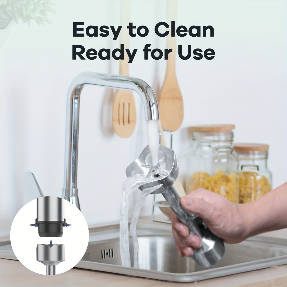 Immersion Blender, - 1000W Heavy Duty Motor, Meat Chopper, 16 Speed ...