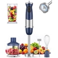 Immersion Blender Handheld 1000W 5 in 1 Corded Hand Blender Kitchen ...