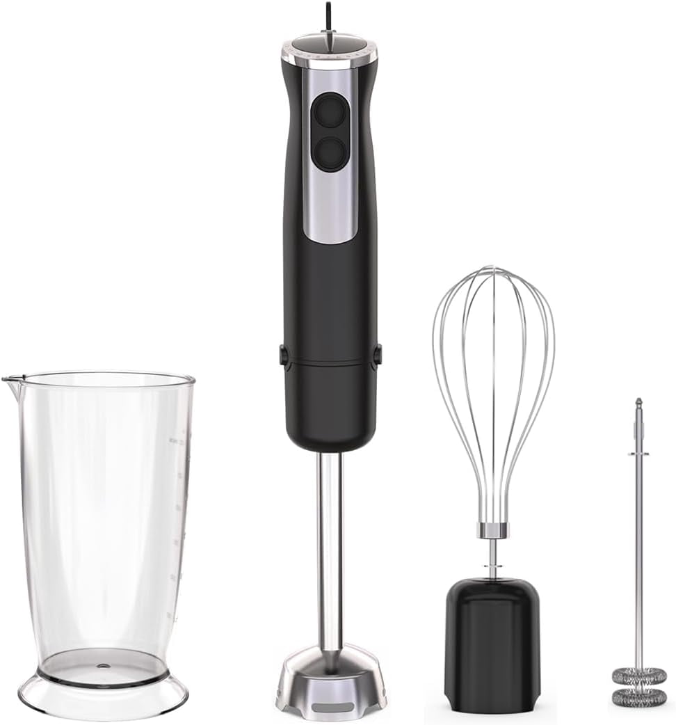 Immersion Blender Handheld,1000W Professional Stick with BPA-Free ...