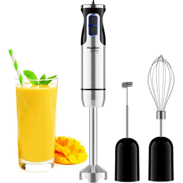 Immersion Blender Handheld - 8 Speed Stainless Steel Electric Hand ...