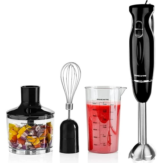 Immersion Hand Blender, 300W Electric Handheld Portable Stick Mixer Set ...