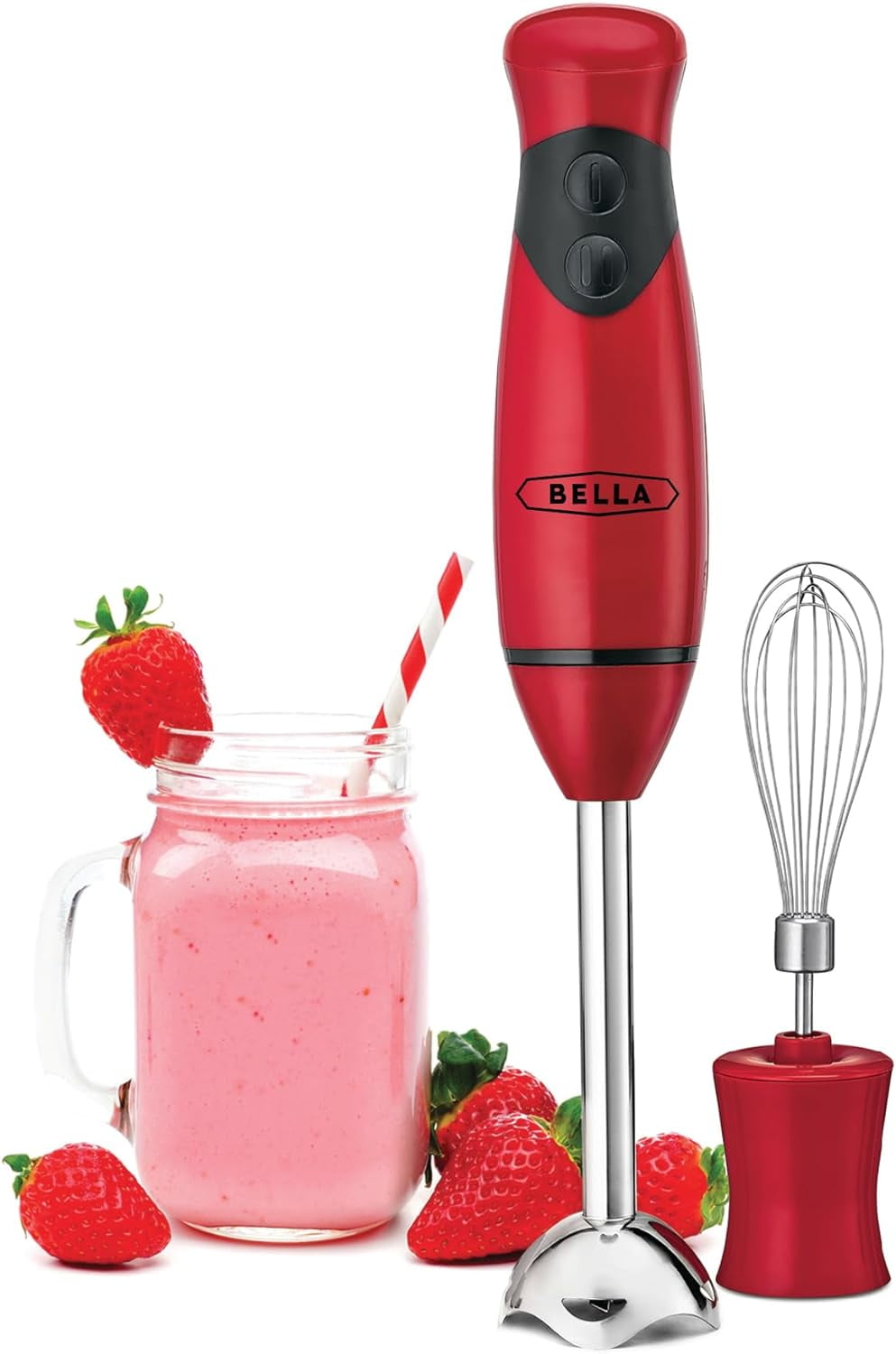 Immersion Hand Blender, Por able Mixer wi h Whisk A achmen - Elec ric ...