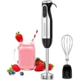 Immersion Handheld Blender with Whisk, 20-Speed & Turbo Mode Hand ...