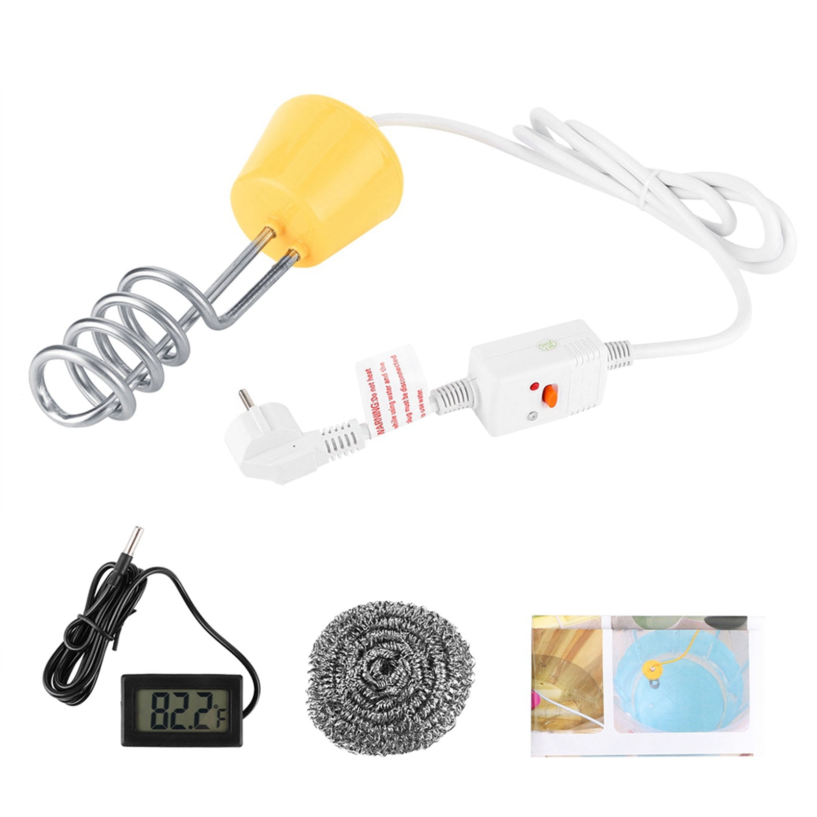 Immersion Water Heater Boiler Electric Floating Suspension Heating Rod ...