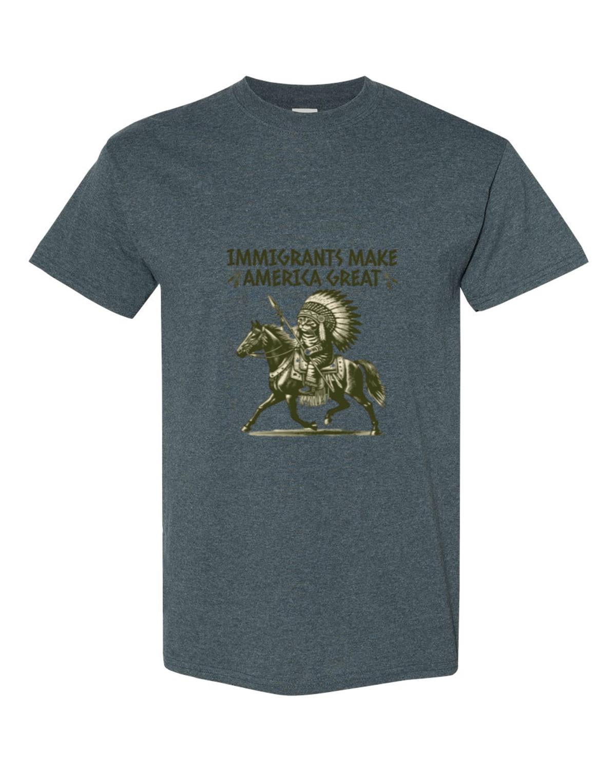 Immigrants Make America Great A Native Cat Diversity Cute T-Shirt, for ...