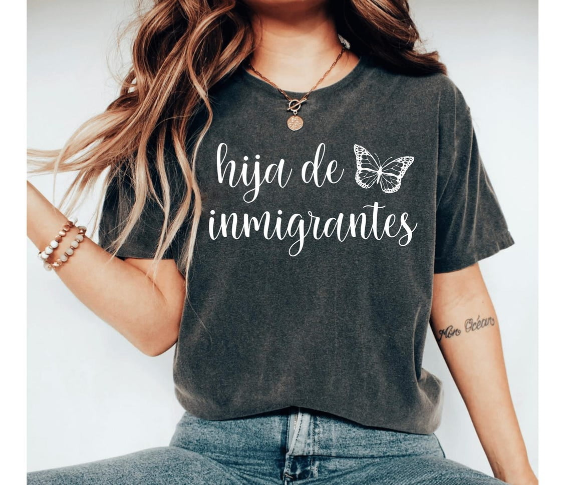 Immigration Shirt Latina Women Shirt, Immigrant Tee, Mexican Women ...