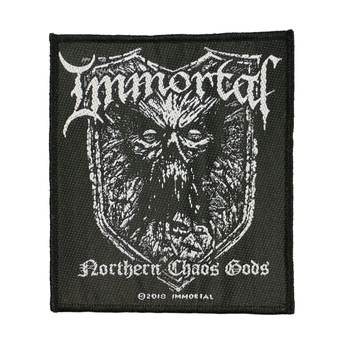 Immortal Northern Chaos Gods Patch Album Black Metal Band Woven Sew On ...