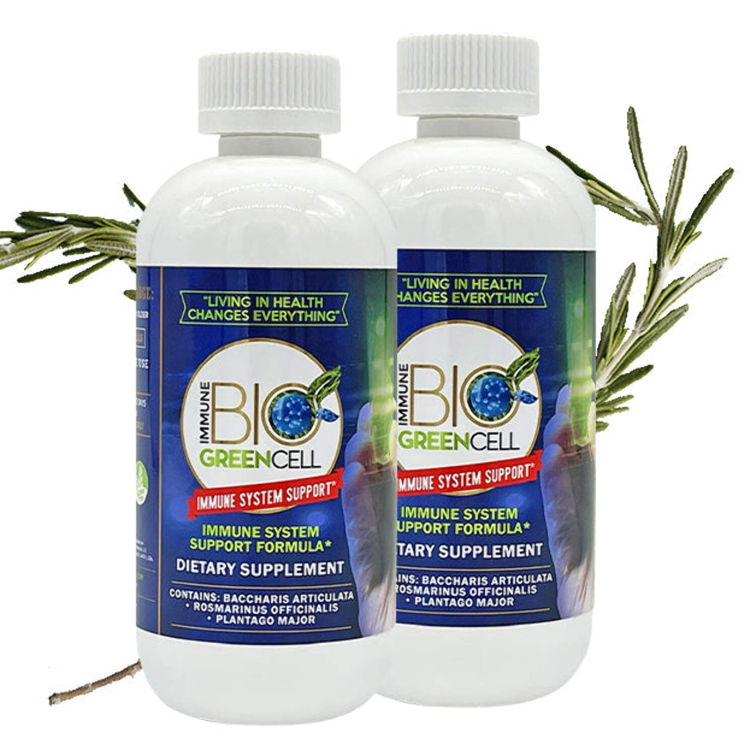 Immune Bio Green Cell, Immune System Support Supplement, Vitamin C and ...
