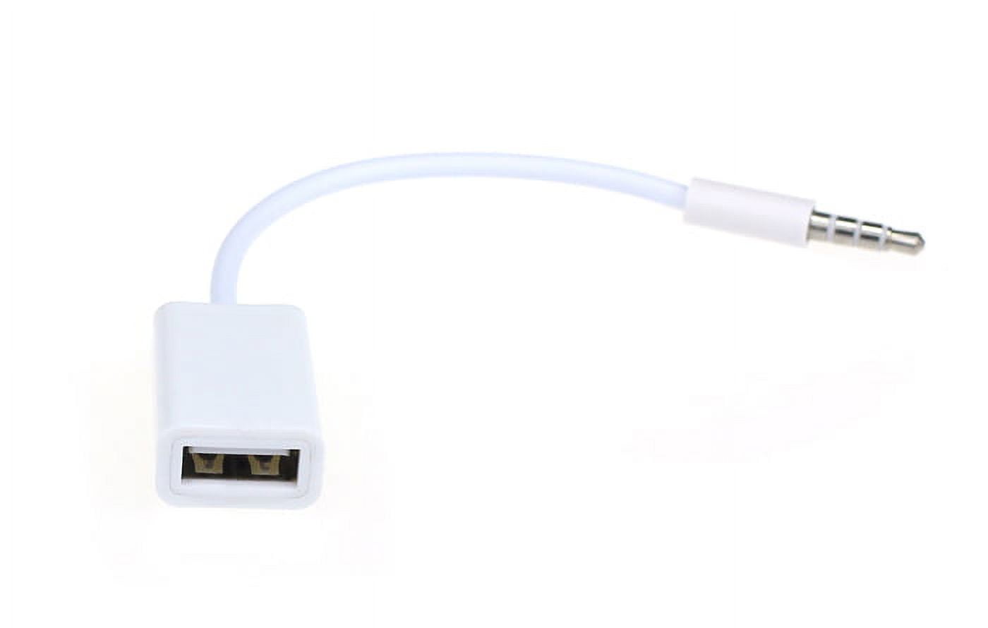 Immunity 3.5mm AUX Auxiliary Audio Jack Into The USB Converter 2PCS ...