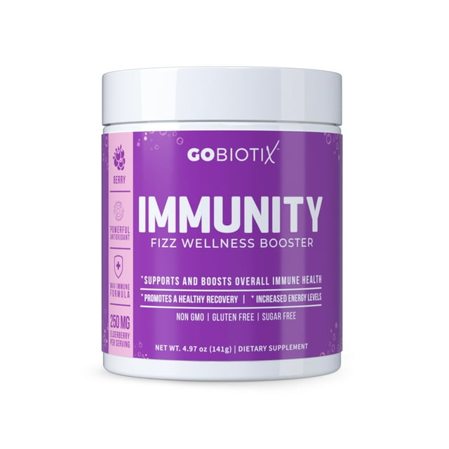 GoBiotix Vegan & Sugar-Free Immunity Fizz Wellness Booster ...