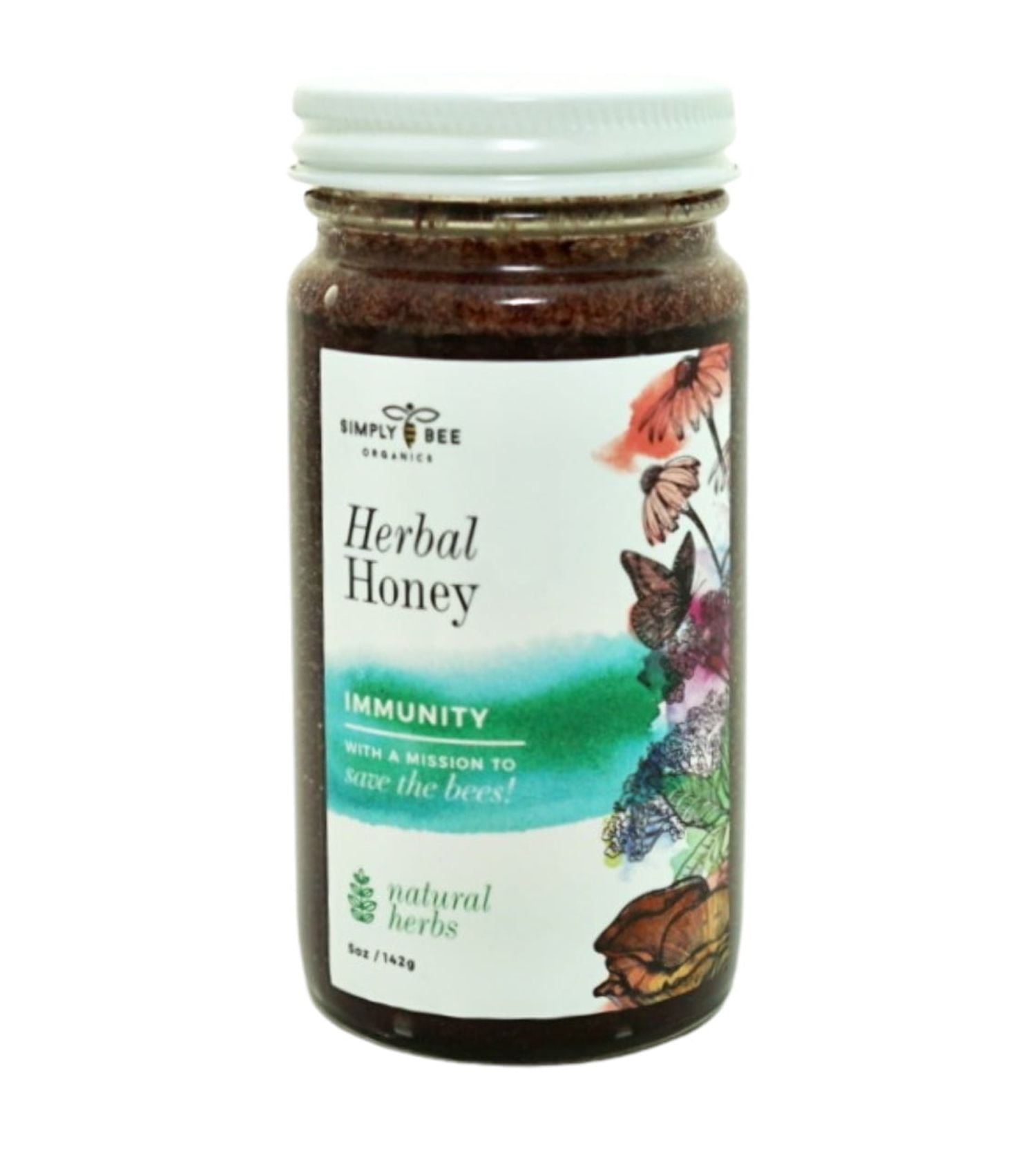 Immunity Herbal Honey | Pure Organic Raw Honey | Supports Well-Beeing ...