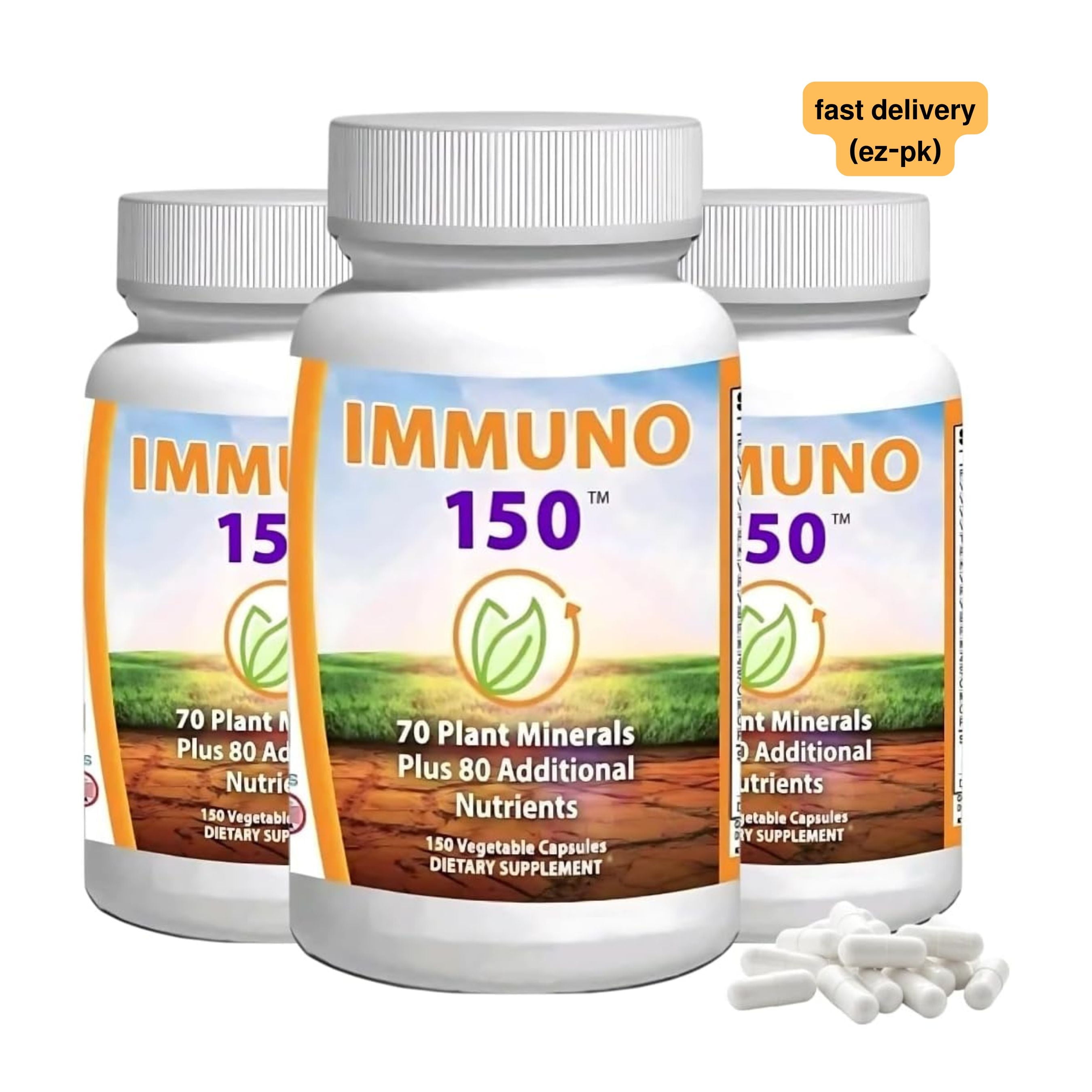 Immuno Immune Booster 150 Capsules (3 Pack) 𝗳𝗮𝘀𝘁 𝗱𝗲𝗹𝗶𝘃𝗲𝗿𝘆 (𝗲𝘇-𝗽𝗸 ...